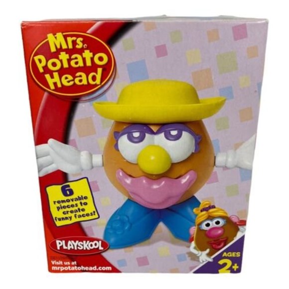 Toys | Mrs Potato Head Mini 6 Removeable Pieces Hat Pink Lips Retro 205 ...